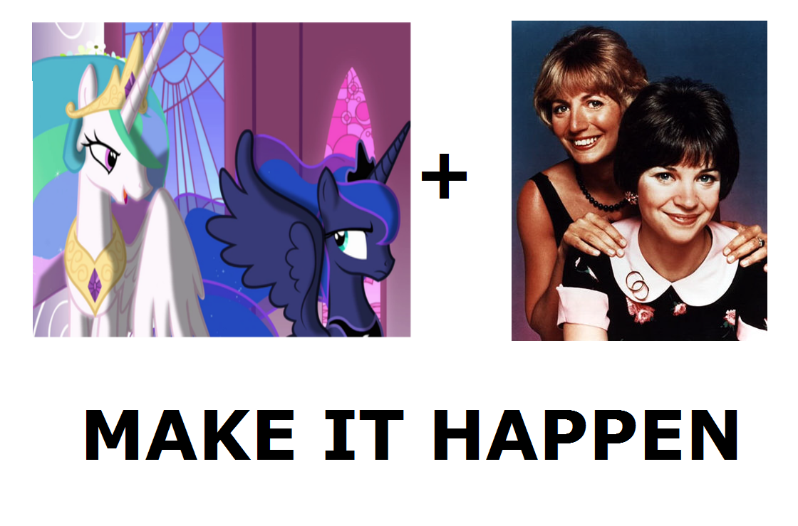 #415937 - safe, princess celestia, princess luna, exploitable meme ...