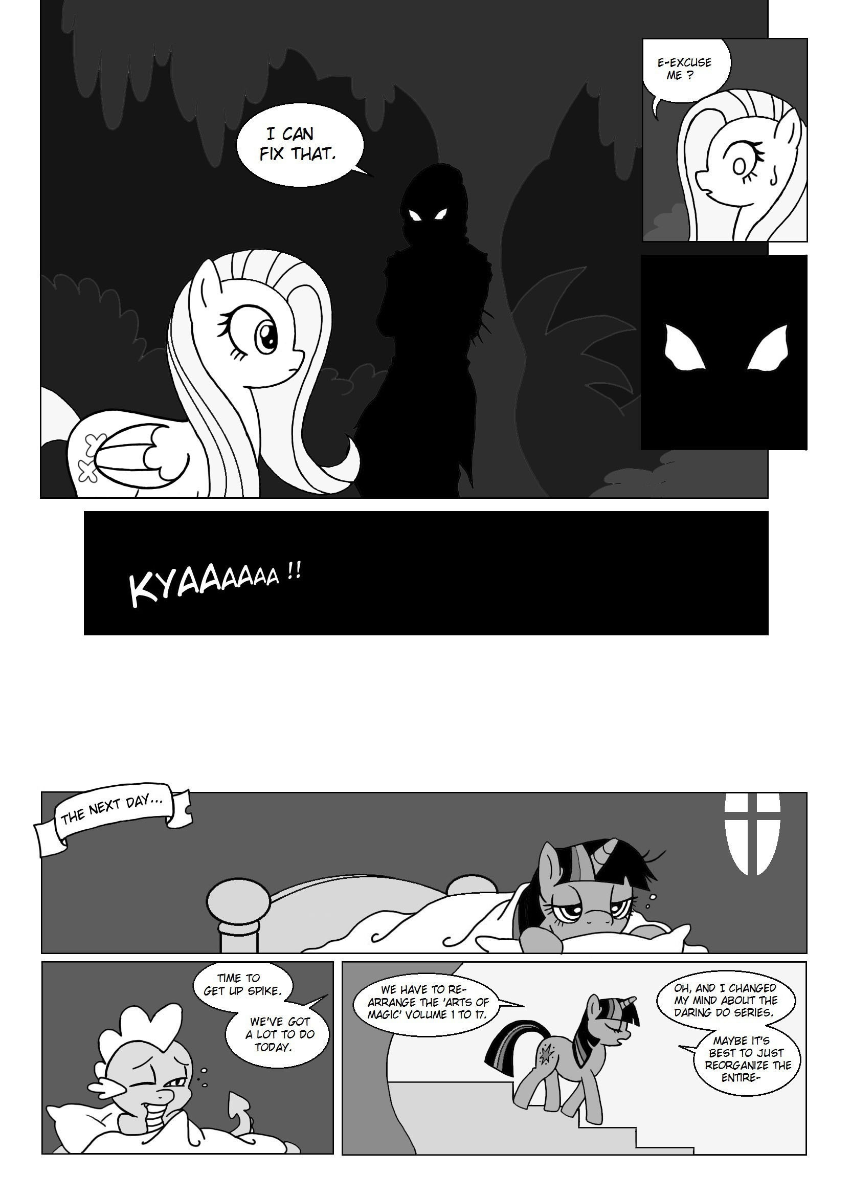 #431000 - safe, artist:crydius, fluttershy, spike, twilight sparkle ...