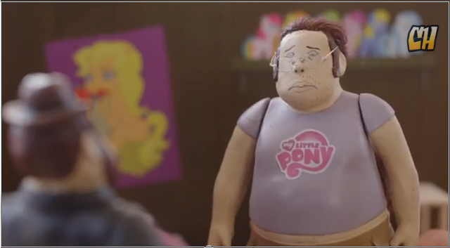 #434447 - safe, brony stereotype, college humor, my little pony logo ...