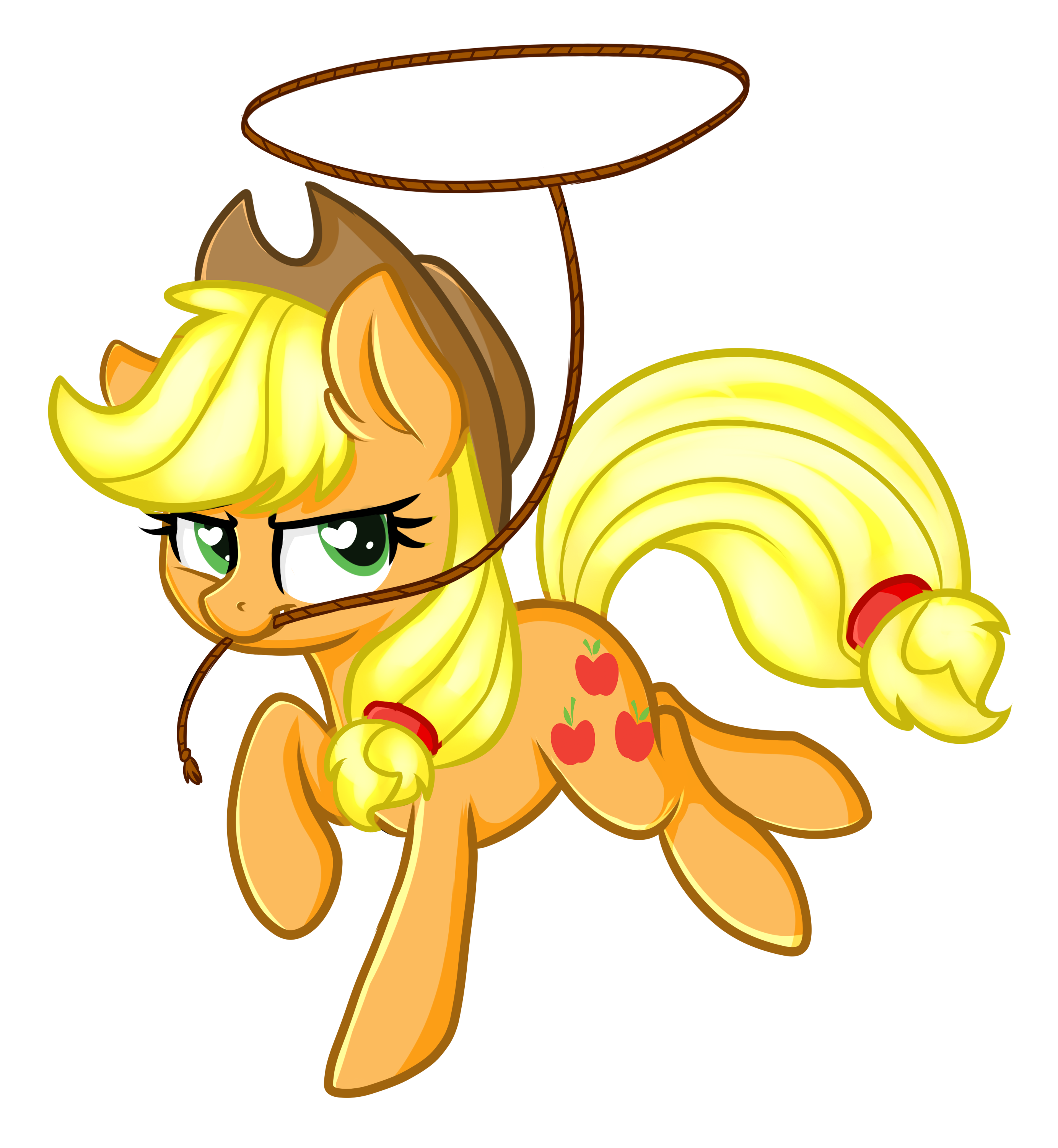 #521456 - safe, artist:shyshyoctavia, applejack, female, mouth hold ...