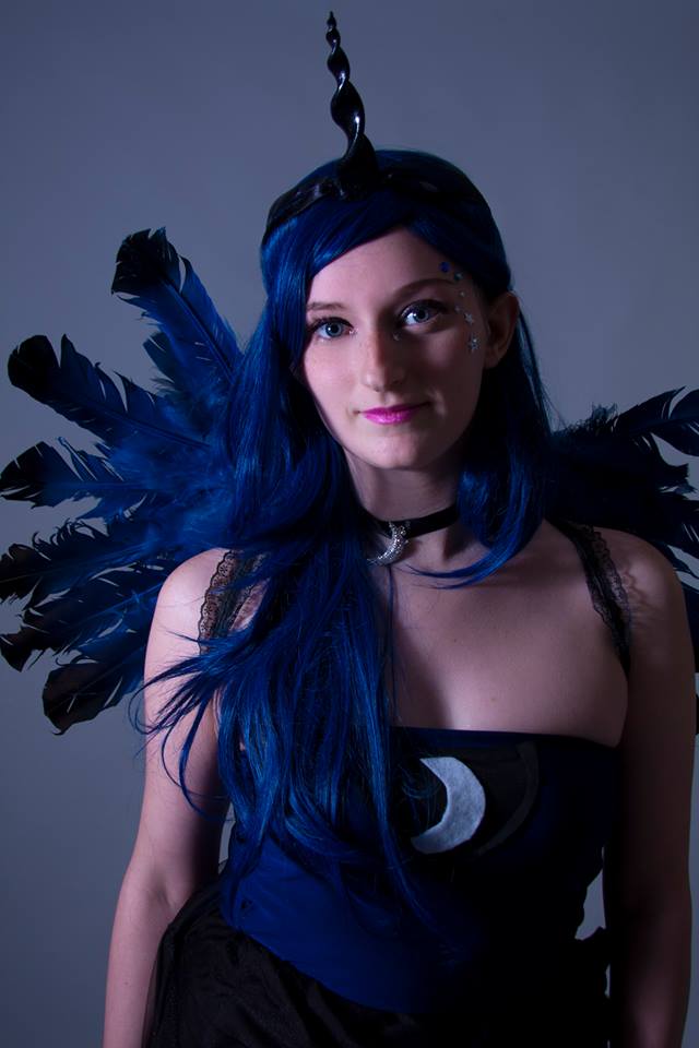 #524794 - safe, artist:littlekitten993, princess luna, human, cosplay ...