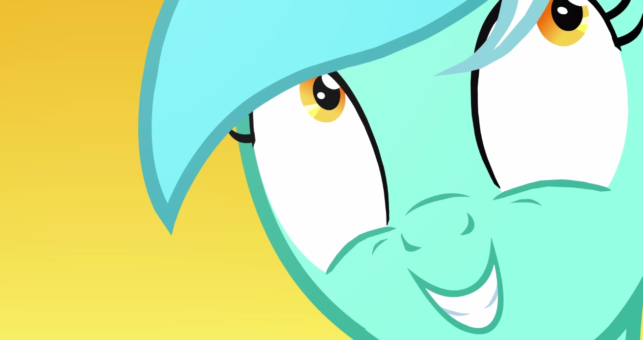 #747197 - safe, artist:oblivionfall, screencap, lyra heartstrings, face, female, liar lyre, solo ...