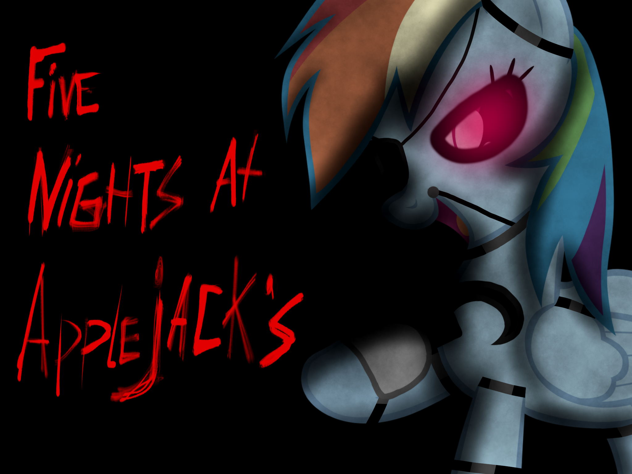 #791283 - semi-grimdark, rainbow dash, five nights at aj's, female ...