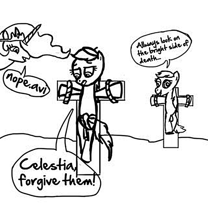 #794723 - semi-grimdark, artist:pinkamenapie, applejack, derpy hooves ...