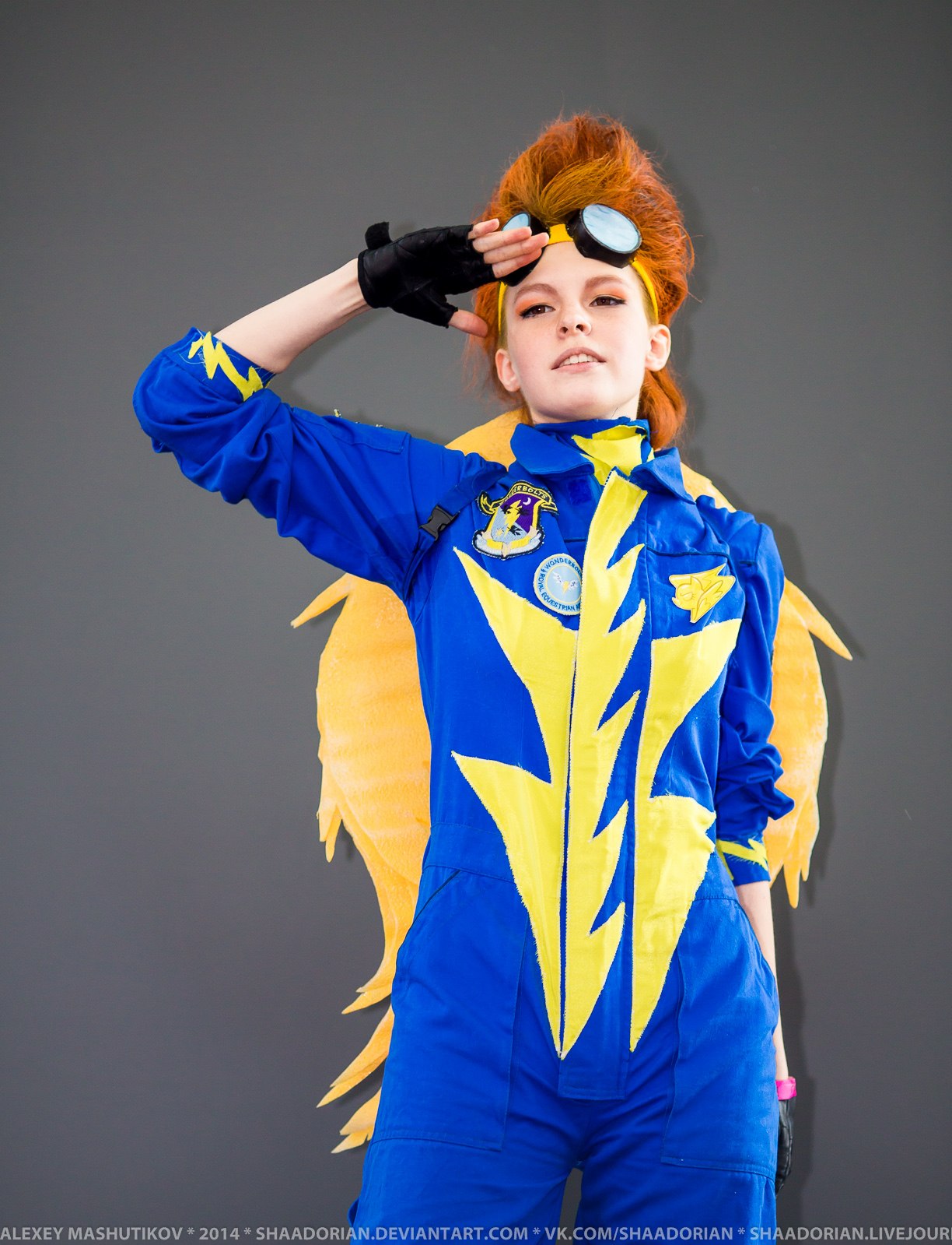 #777029 - safe, artist:dixidana, spitfire, human, cosplay, irl, irl ...