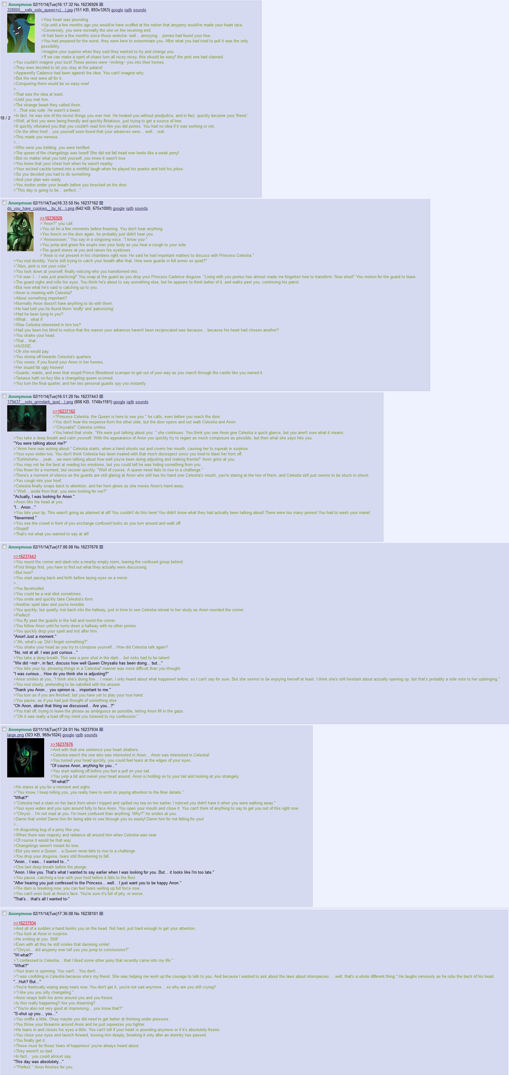 #549700 - safe, queen chrysalis, /mlp/, 4chan, 4chan screencap ...
