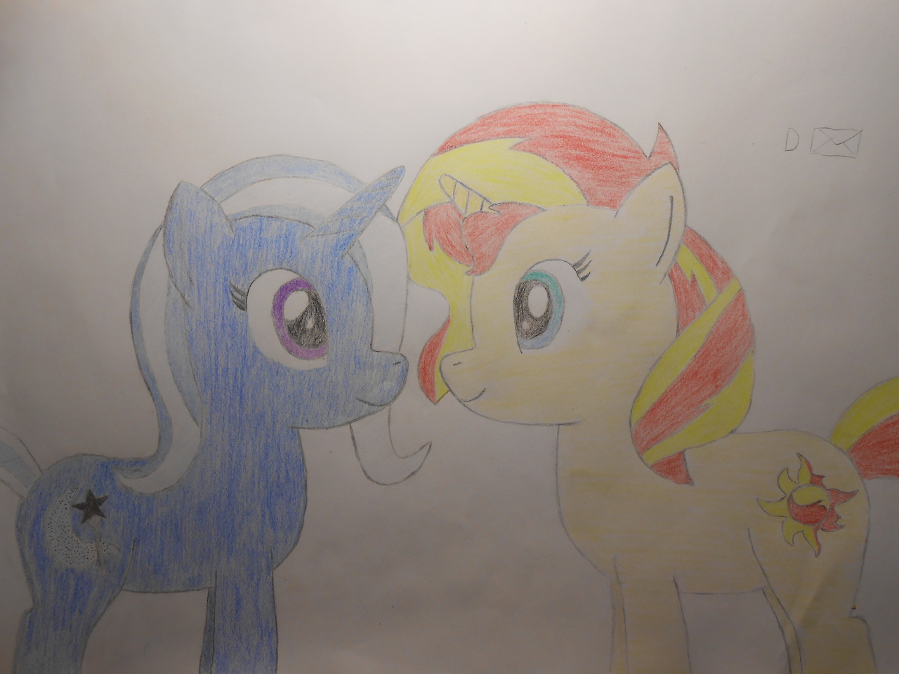 #571769 - safe, artist:derpymaileq, sunset shimmer, trixie, pony ...