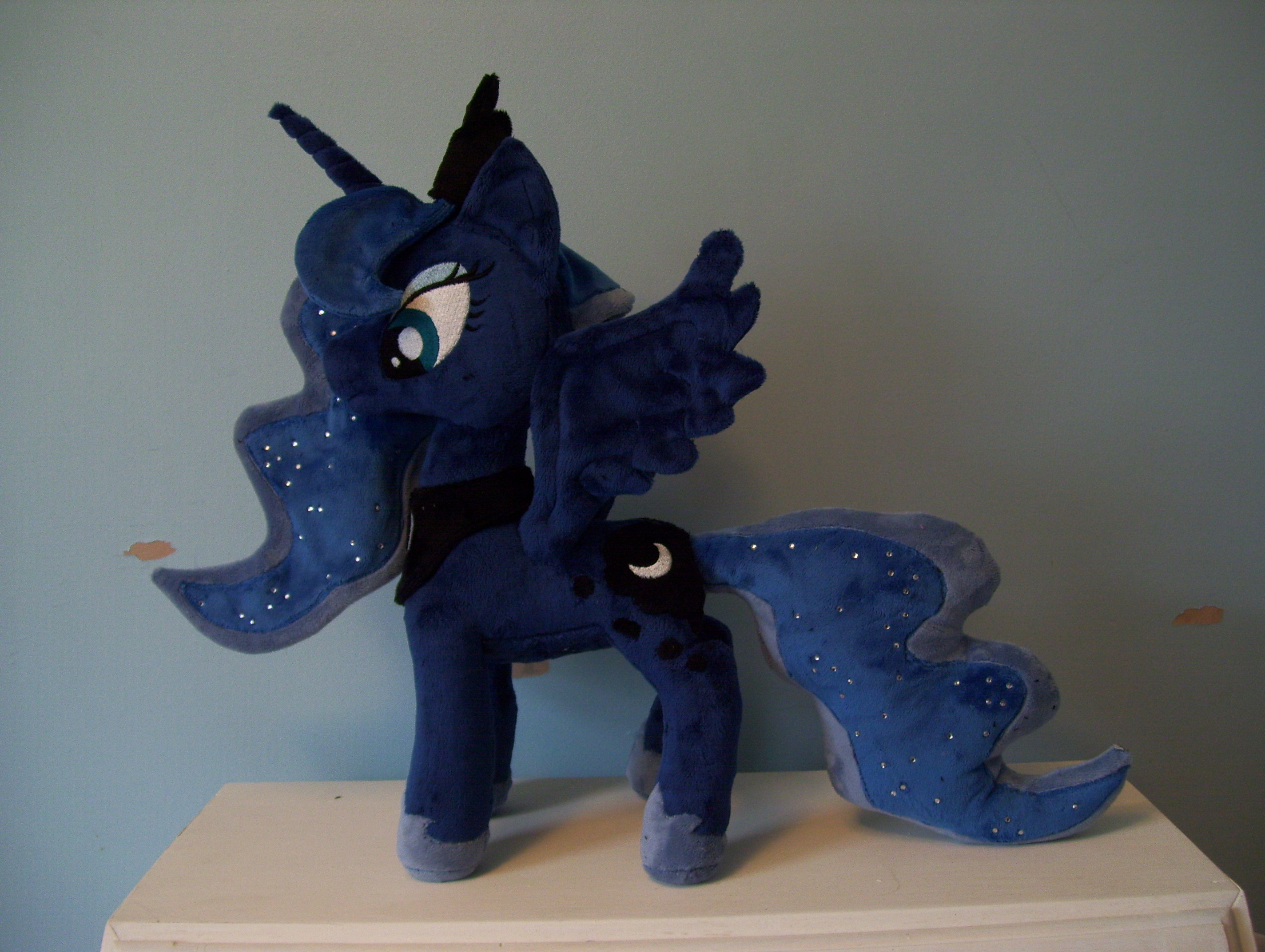 #572093 - safe, artist:pinkamoone, princess luna, irl, photo, plushie ...