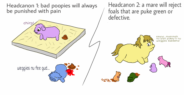 #581657 - grimdark, grotesque, artist:carpdime, fluffy pony, blood ...