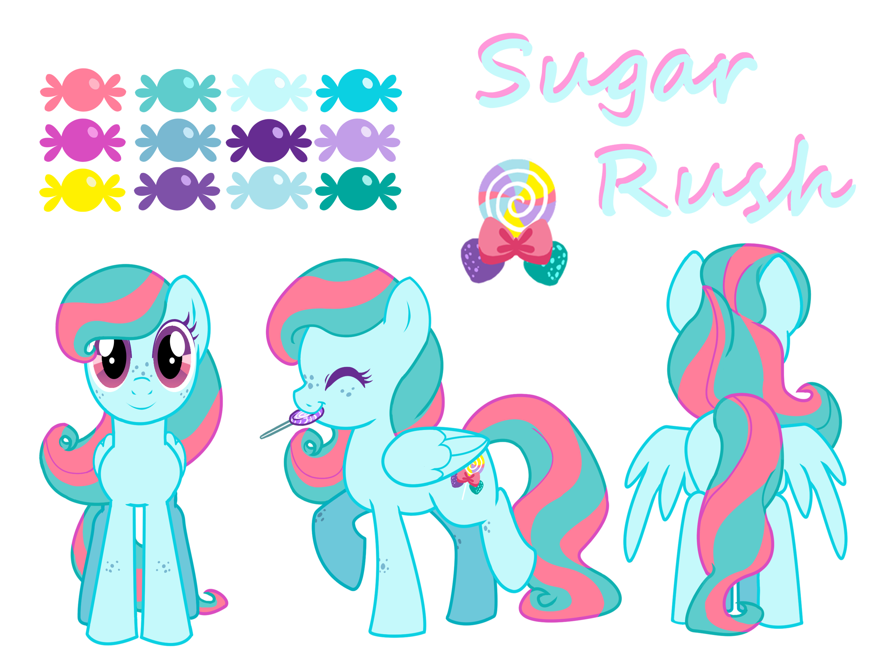 #566148 - safe, artist:zowiestardust-mlp, oc, oc only, oc:sugar rush ...