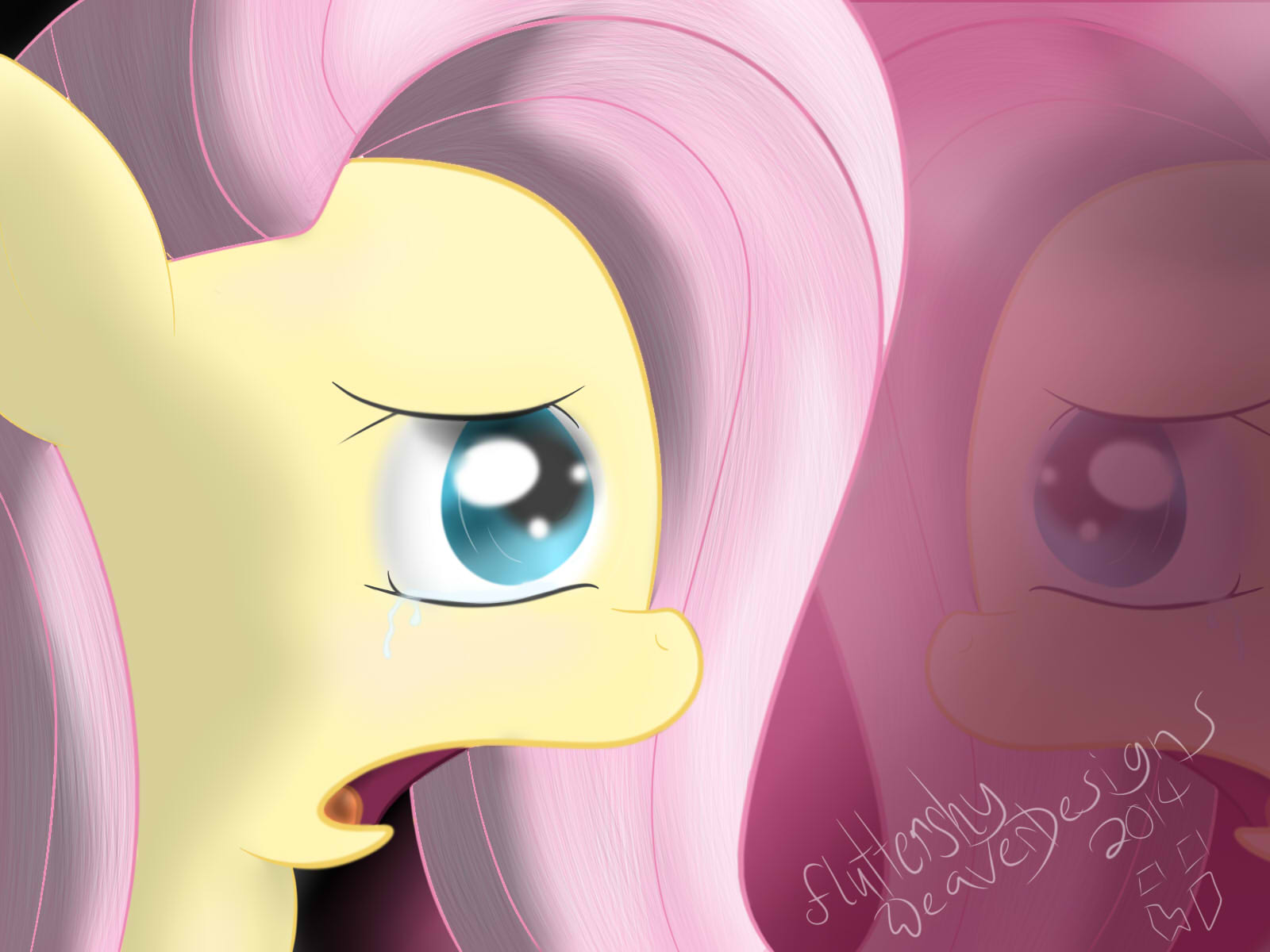 #589550 - safe, fluttershy, crying, female, solo - Derpibooru