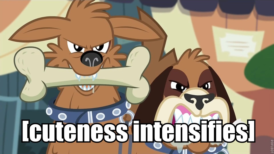 #604786 - safe, screencap, orthros, dog, trade ya, cute, image macro ...