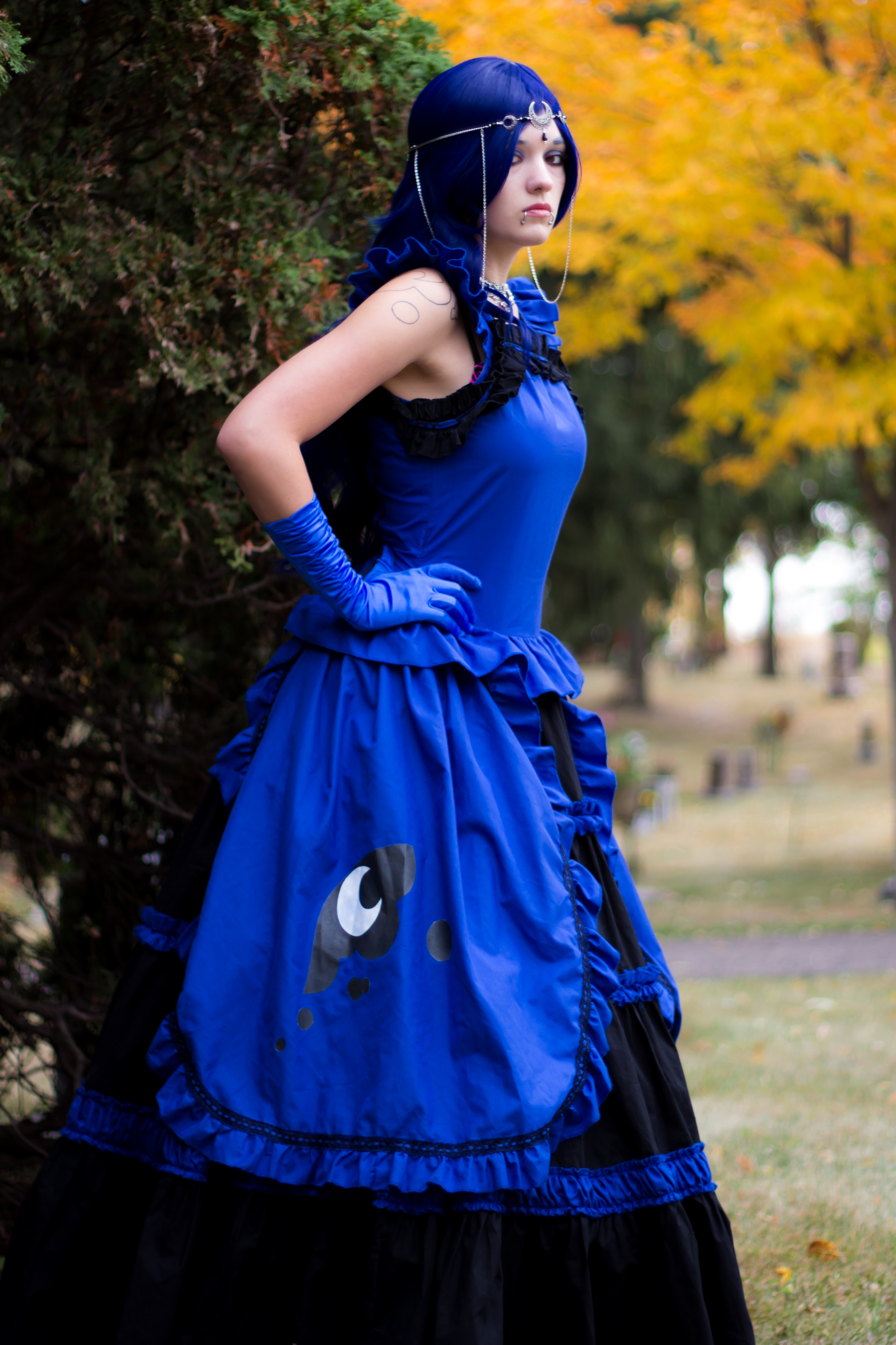 #628770 - safe, artist:lilium666, princess luna, human, g4, cosplay ...