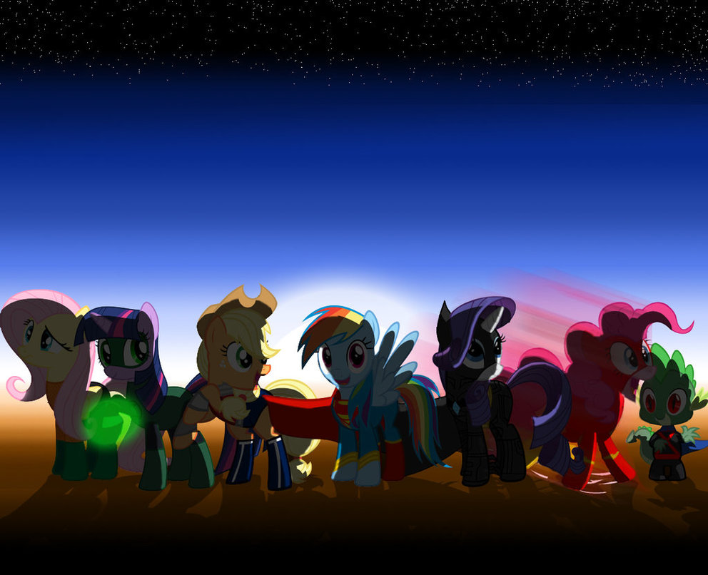 #632823 - safe, artist:gojihunter31, applejack, fluttershy, pinkie pie ...