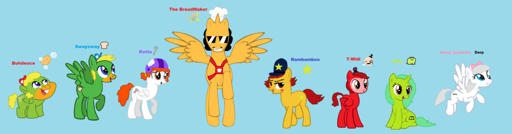 #617701 - safe, artist:morgan-demon-queen, alicorn, earth pony, pegasus ...