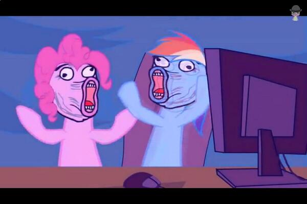 #619144 - artist needed, safe, pinkie pie, rainbow dash, computer ...