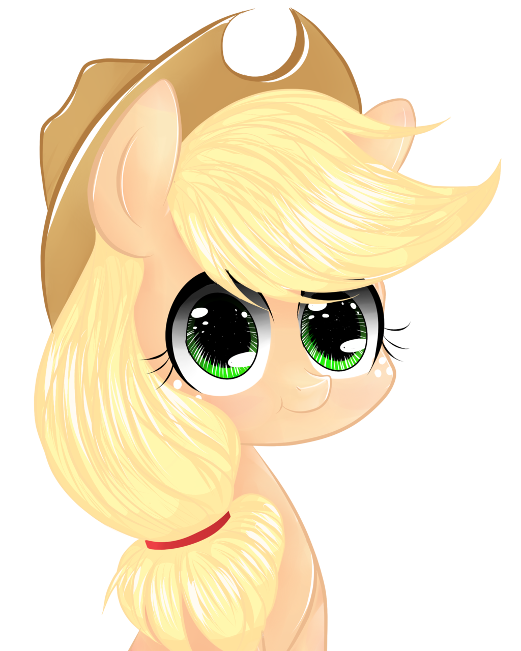 #654490 - safe, artist:mite-lime, applejack, earth pony, pony, g4, bust ...