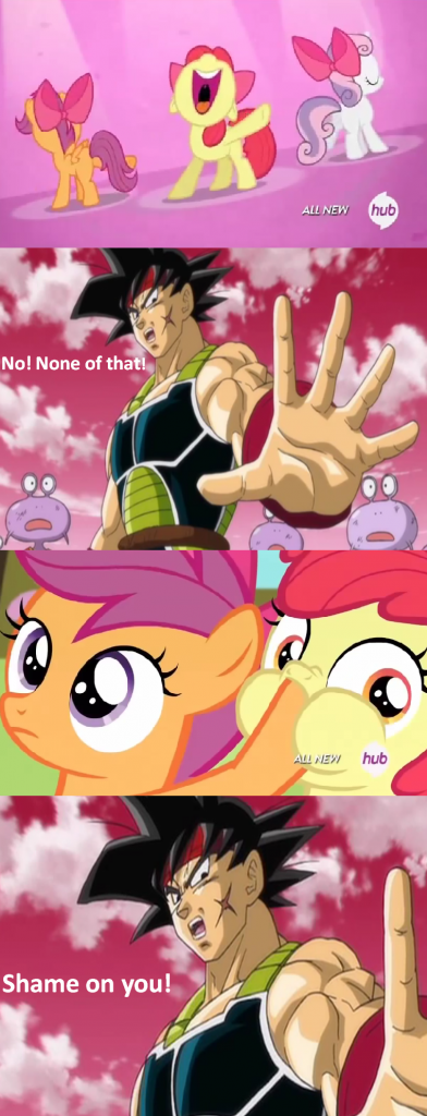 #664920 - safe, apple bloom, scootaloo, sweetie belle, g4, bardock ...
