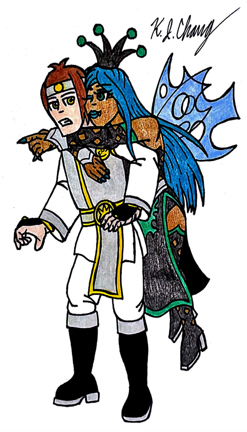 #674753 - safe, artist:stealthninja5, queen chrysalis, human, bionicle ...