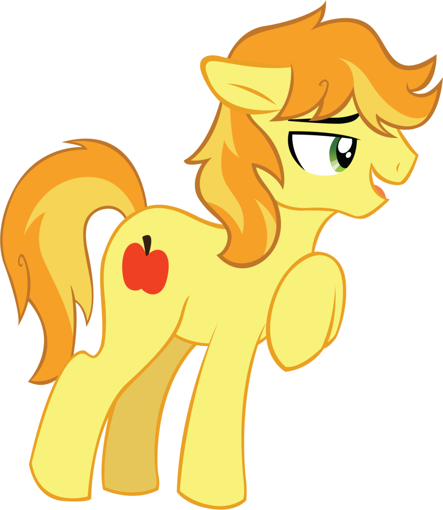 #683440 - safe, artist:dey-chan, braeburn, male, missing accessory ...