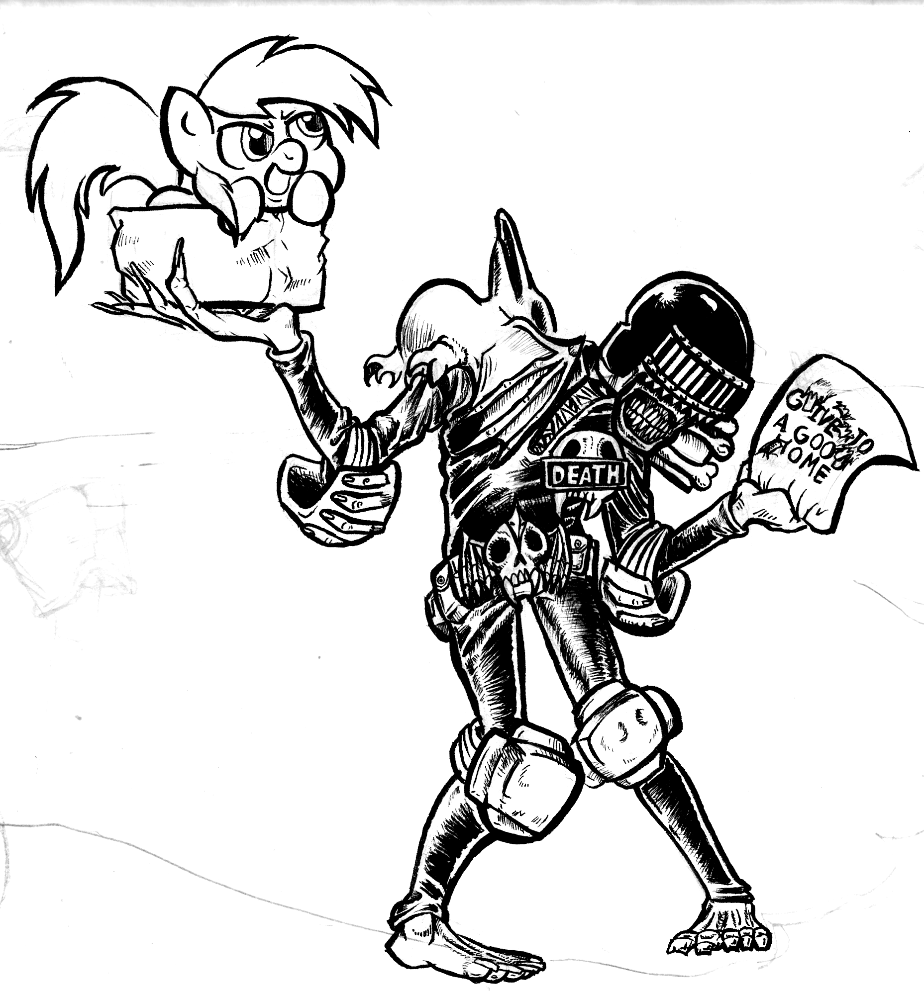 #666976 - semi-grimdark, artist:darkone10, rainbow dash, pony ...