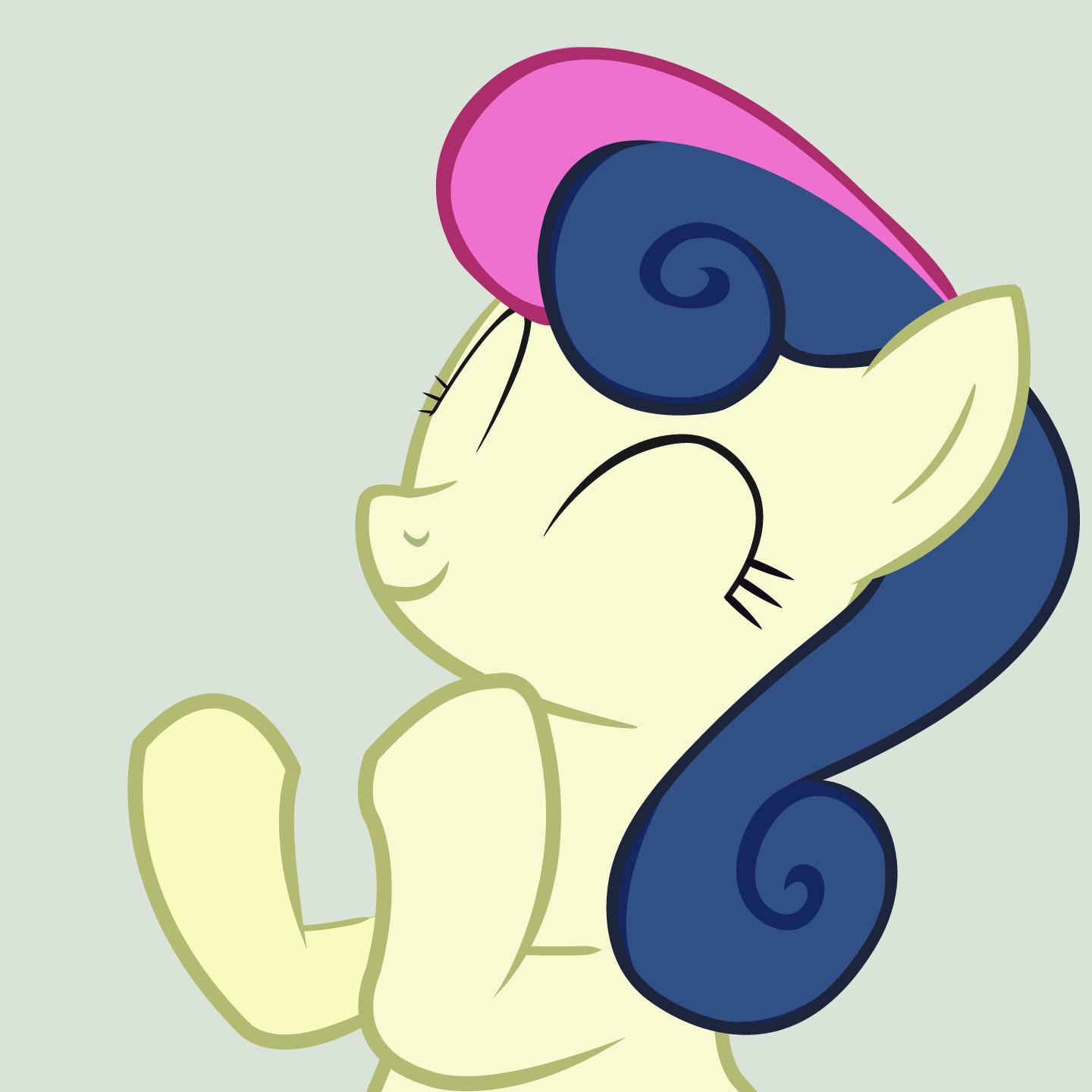 #698667 - safe, artist:mihaaaa, bon bon, sweetie drops, g4, animated ...