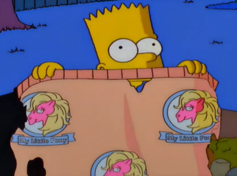 #709467 - safe, shady, g1, bart simpson, cameo, the simpsons - Derpibooru