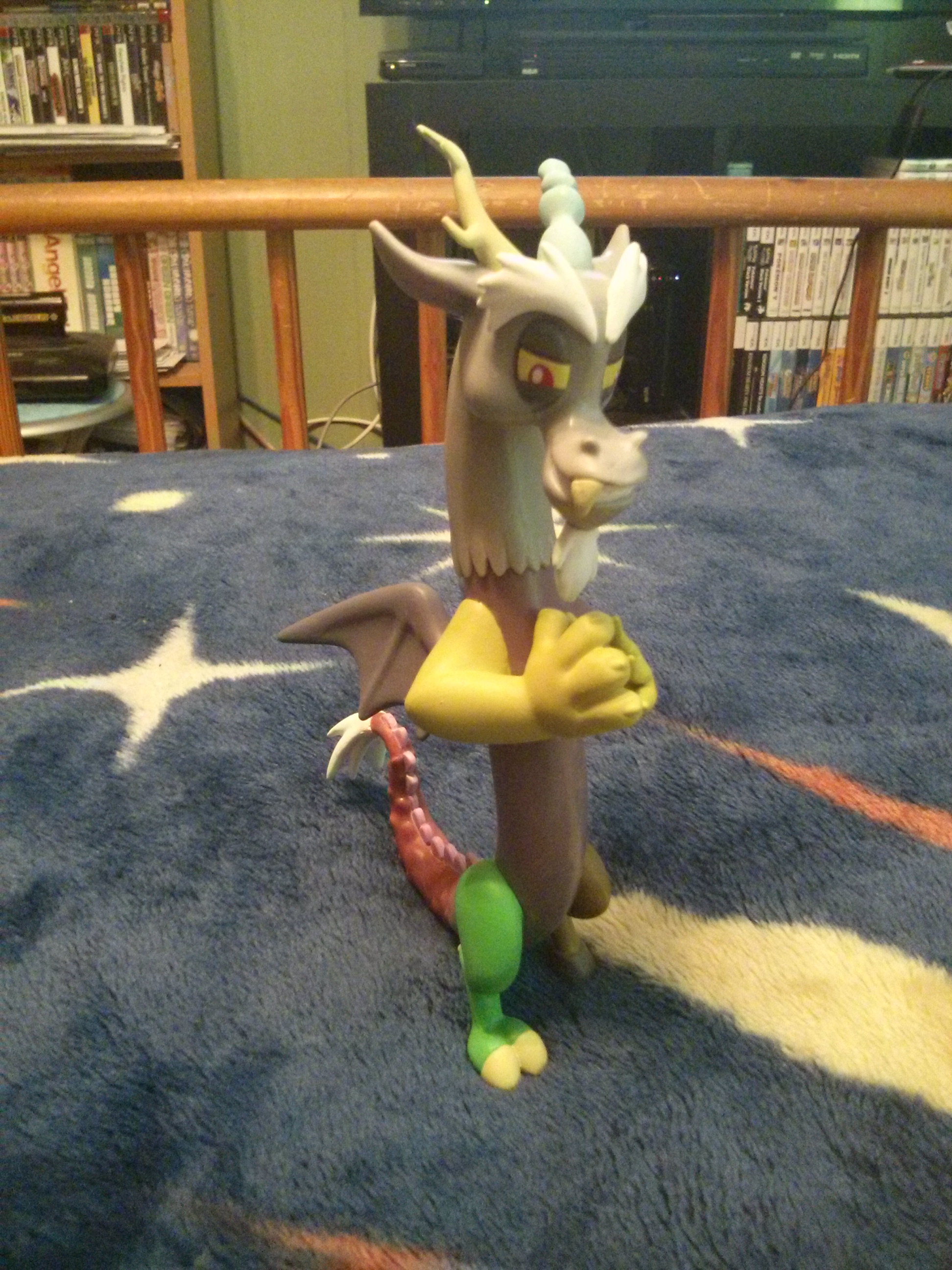 #710591 - safe, discord, g4, figure, irl, photo, toy - Derpibooru