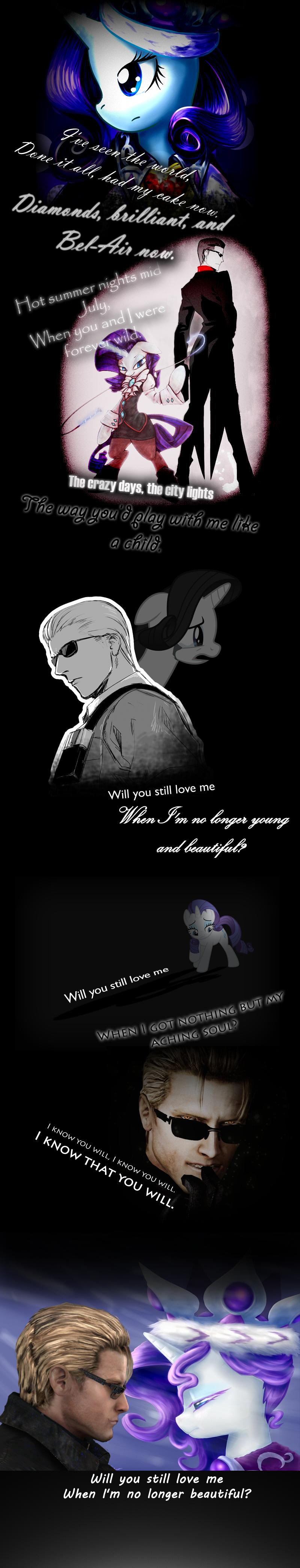 #693243 - safe, edit, rarity, ace attorney, albert wesker, crack ...
