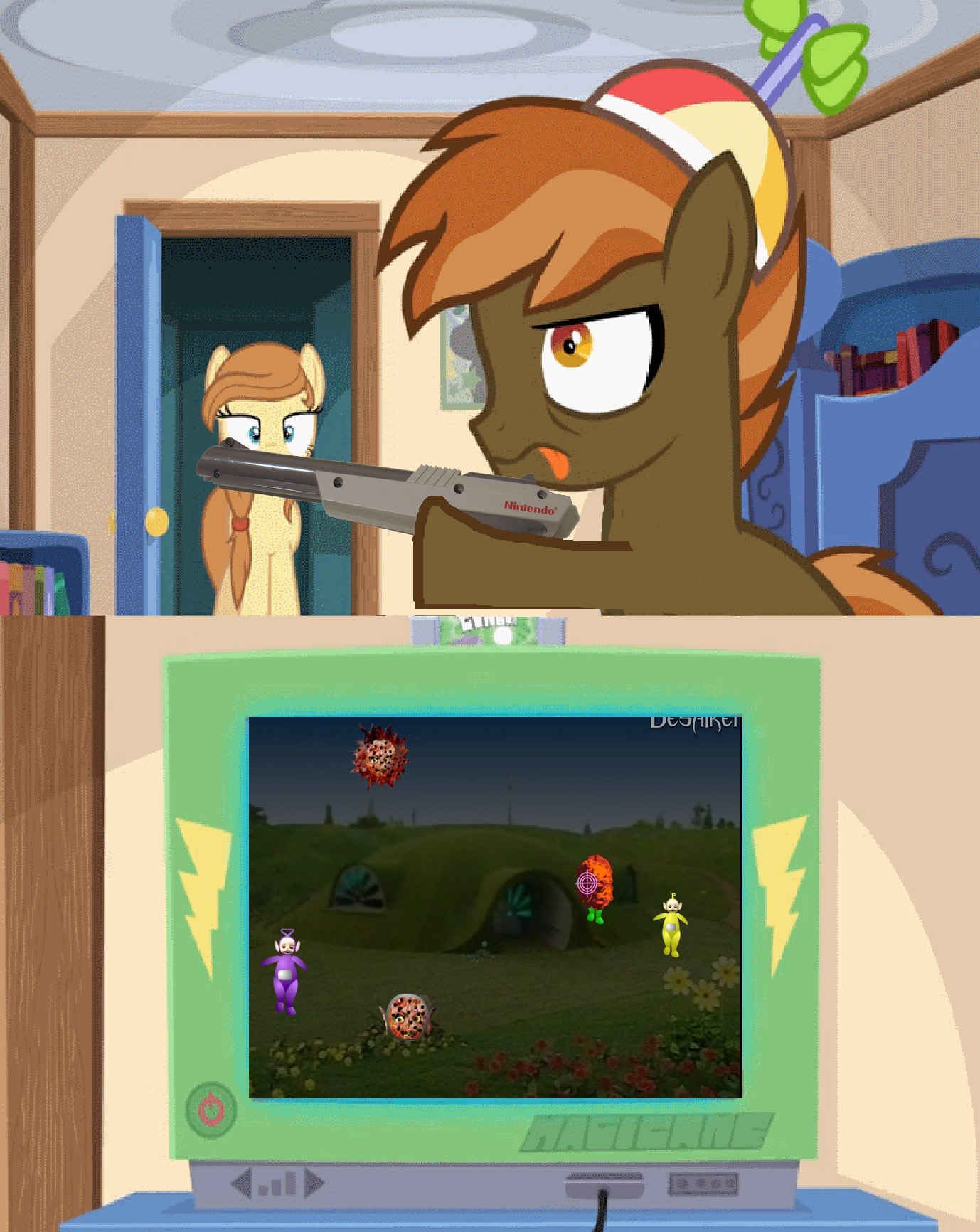 #695213 - suggestive, button mash, button mash plays, button's odd game ...