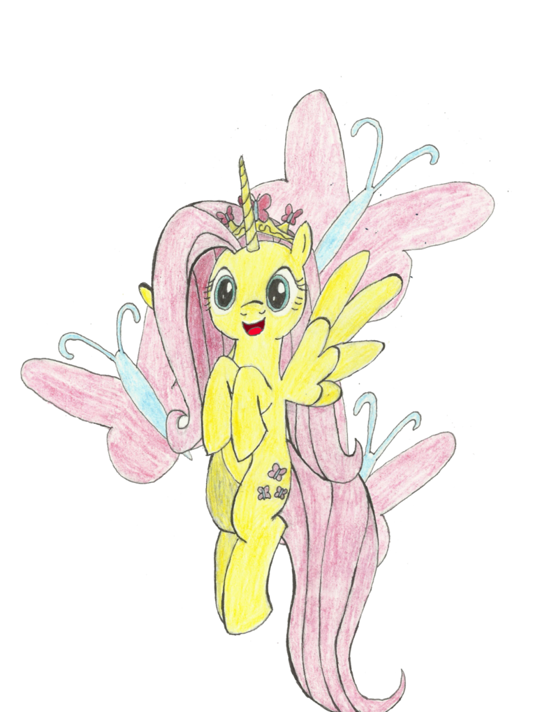 #723117 - safe, artist:charizard-power, fluttershy, alicorn, pony, g4 ...