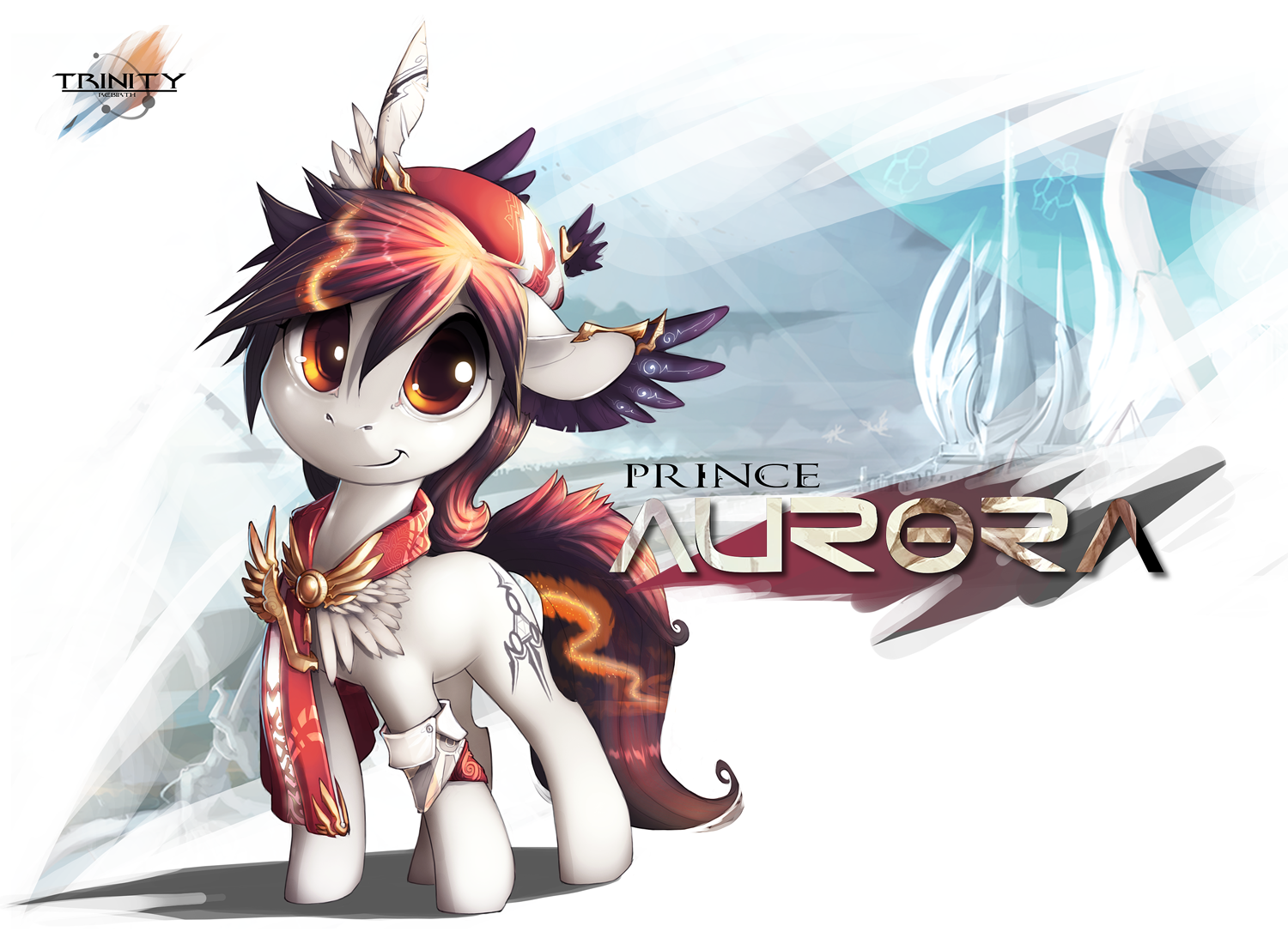 #724118 - safe, artist:xennos, oc, oc only, oc:aurora, oc:prince aurora ...