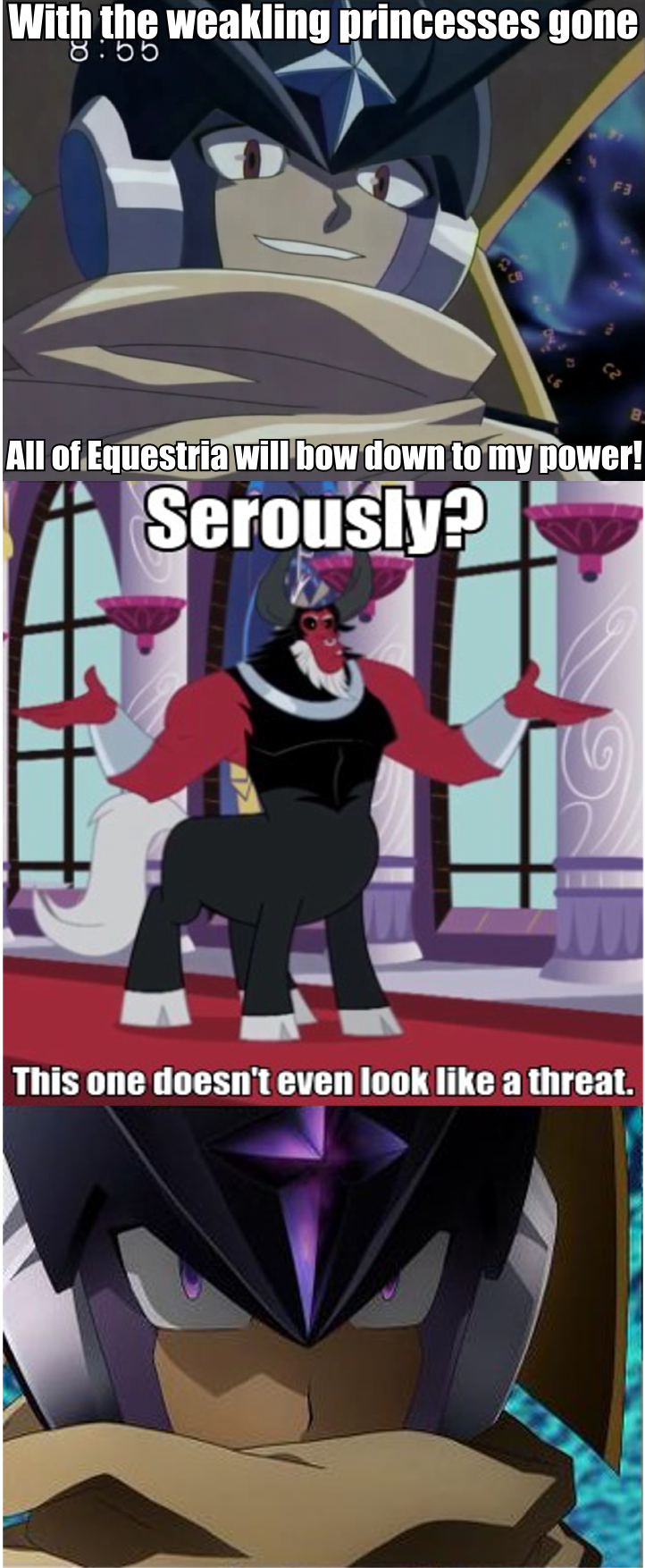 #727655 - safe, lord tirek, bass.exe, everyone steals tirek's meme, exploitable meme, image ...