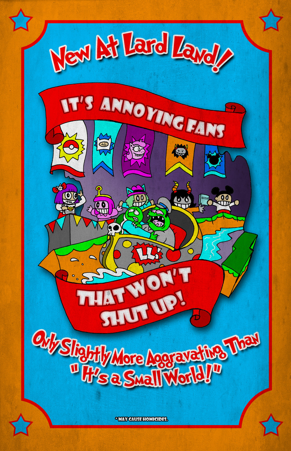 #727723 - safe, artist:gruntchovski, pinkie pie, oc, g4, adventure time ...