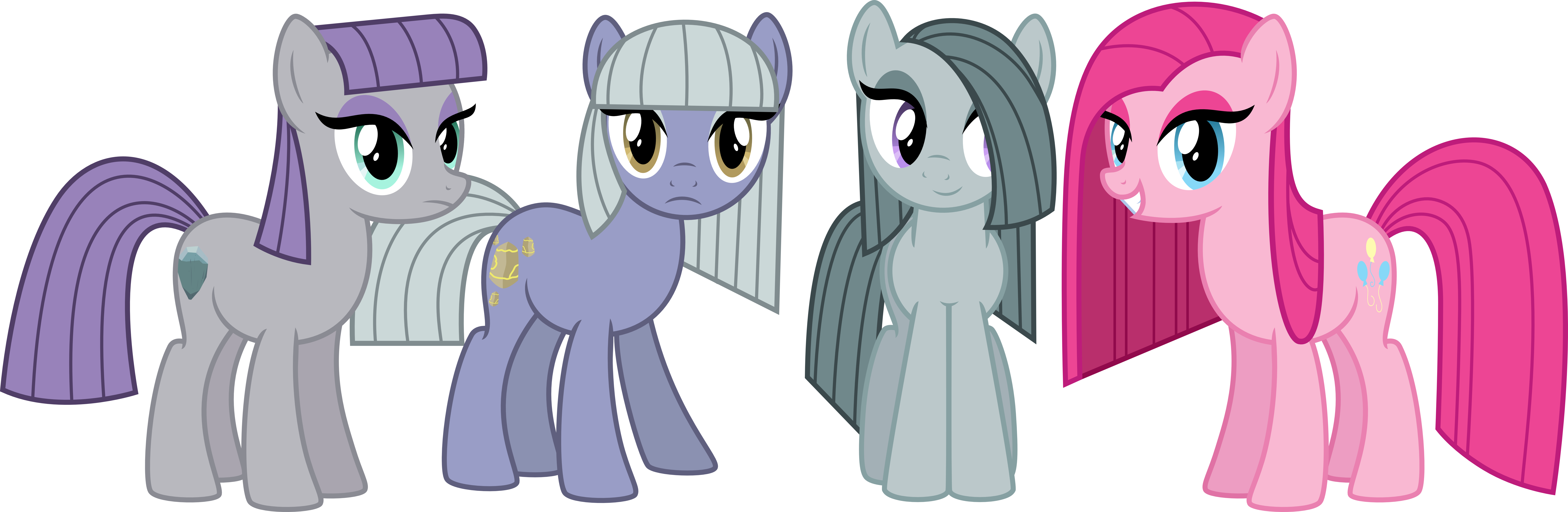 #714106 - safe, artist:claritea, limestone pie, marble pie, maud pie ...