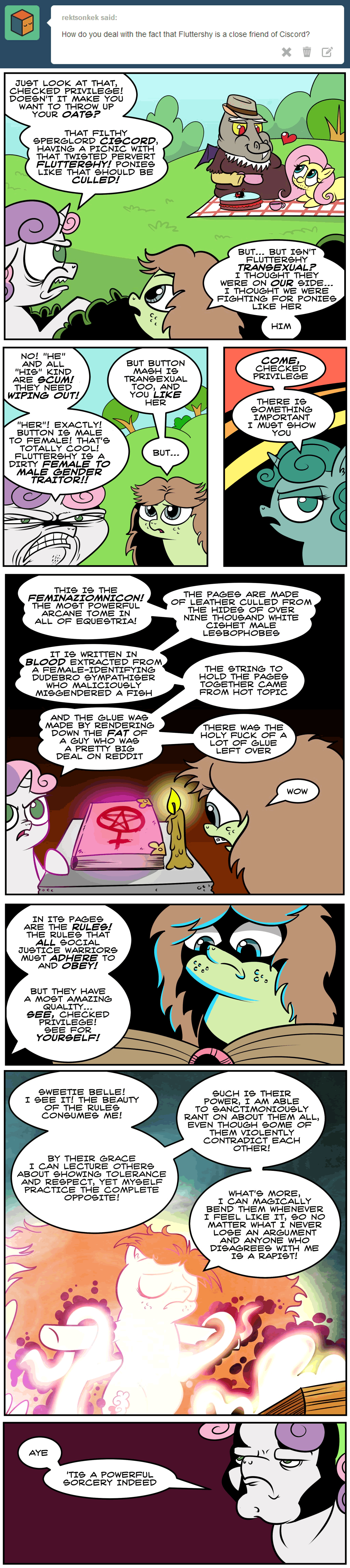 #714709 - suggestive, artist:catfood-mcfly, discord, fluttershy ...