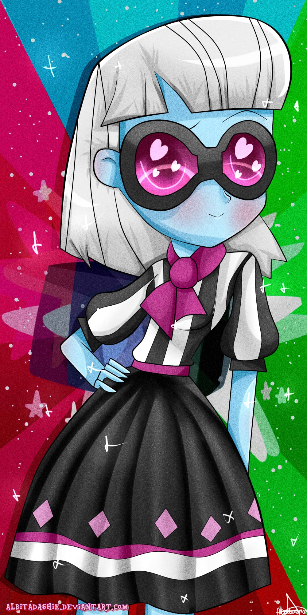 #814661 - safe, artist:vixelzf, photo finish, equestria girls, rainbow ...