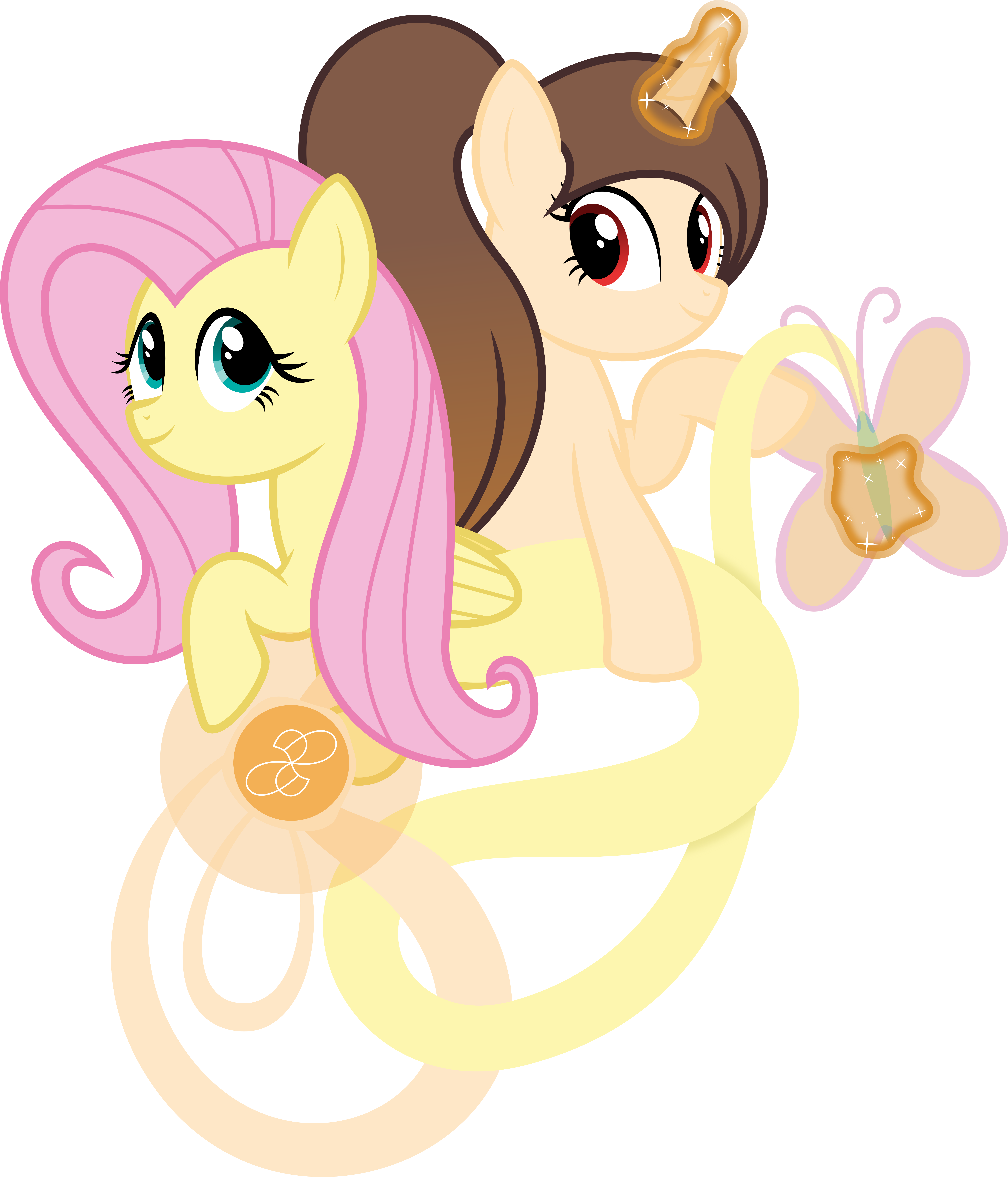 #799392 - safe, artist:parclytaxel, fluttershy, oc, oc:coronal loop ...