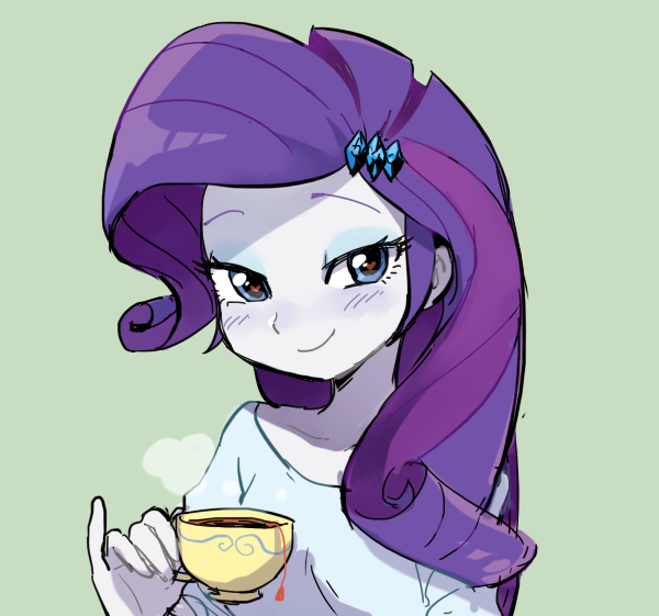 rarity blushing