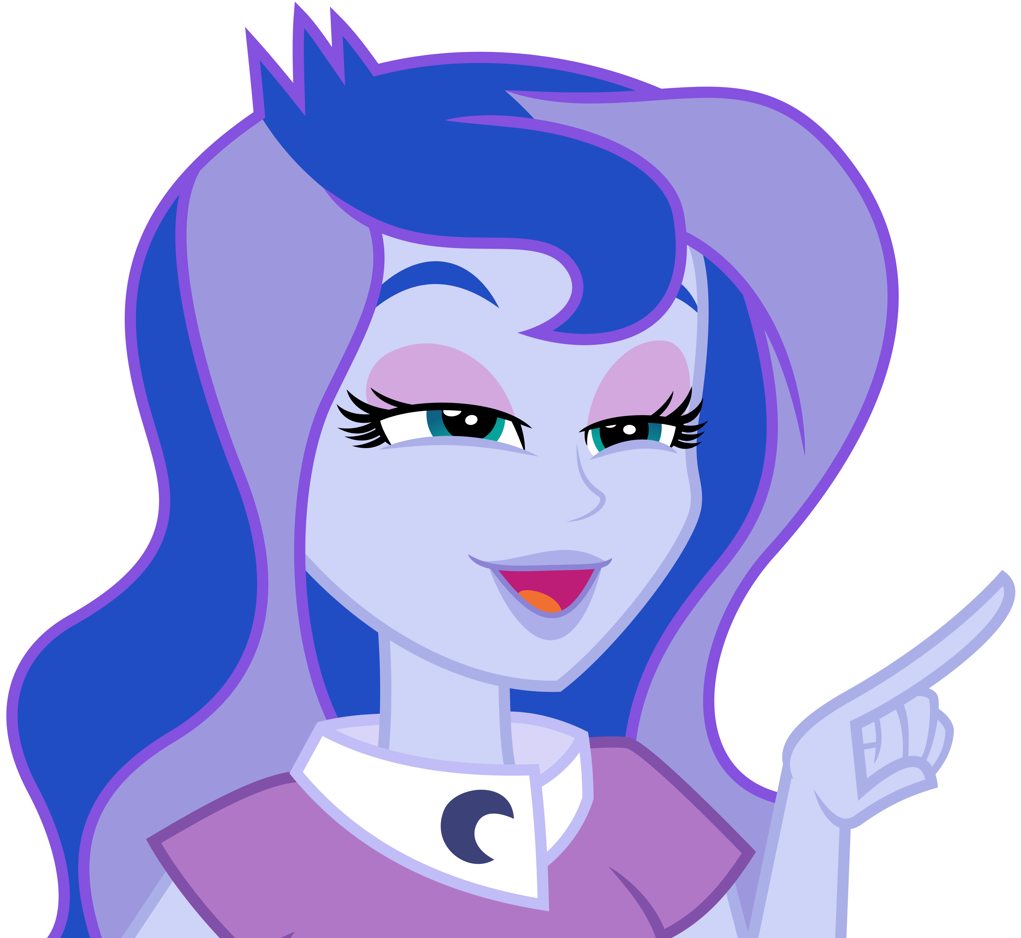 #1005442 - safe, artist:ambassad0r, princess luna, vice principal luna ...