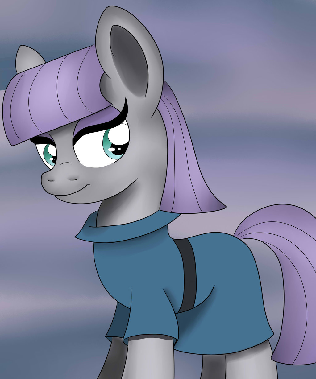 #1022496 - safe, artist:theartistsora, maud pie, g4, female, smiling ...