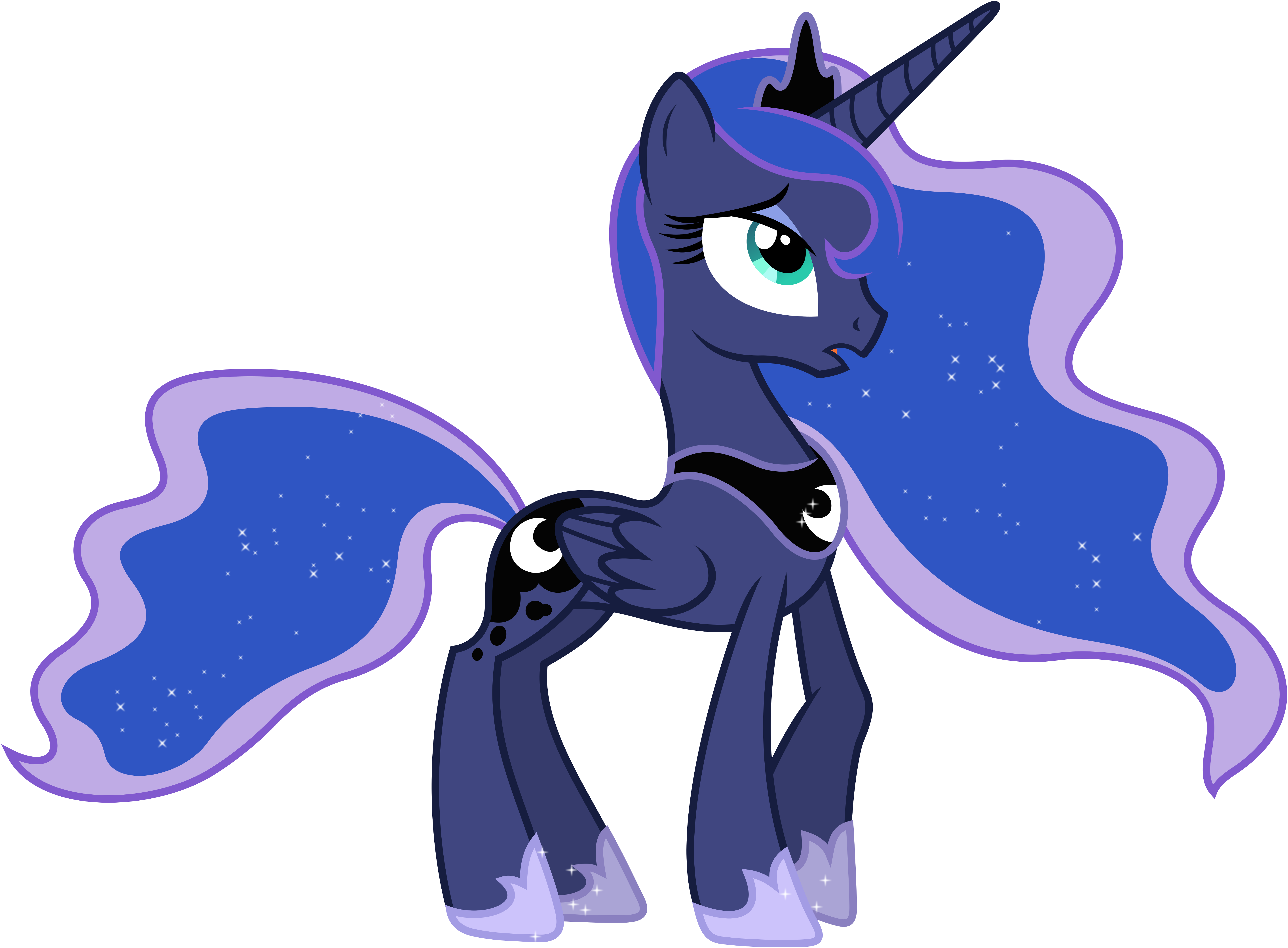 #1053023 - safe, artist:90sigma, princess luna, bloom & gloom, g4, .svg ...