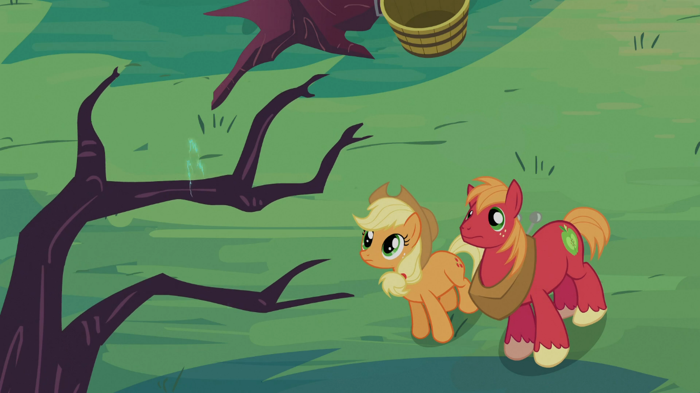 #1037220 - safe, screencap, applejack, big macintosh, earth pony, pony ...