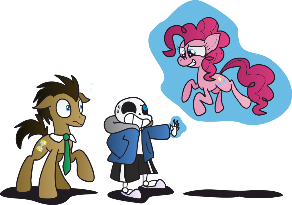 #1039133 - safe, artist:ilovegir64, doctor whooves, pinkie pie, time ...