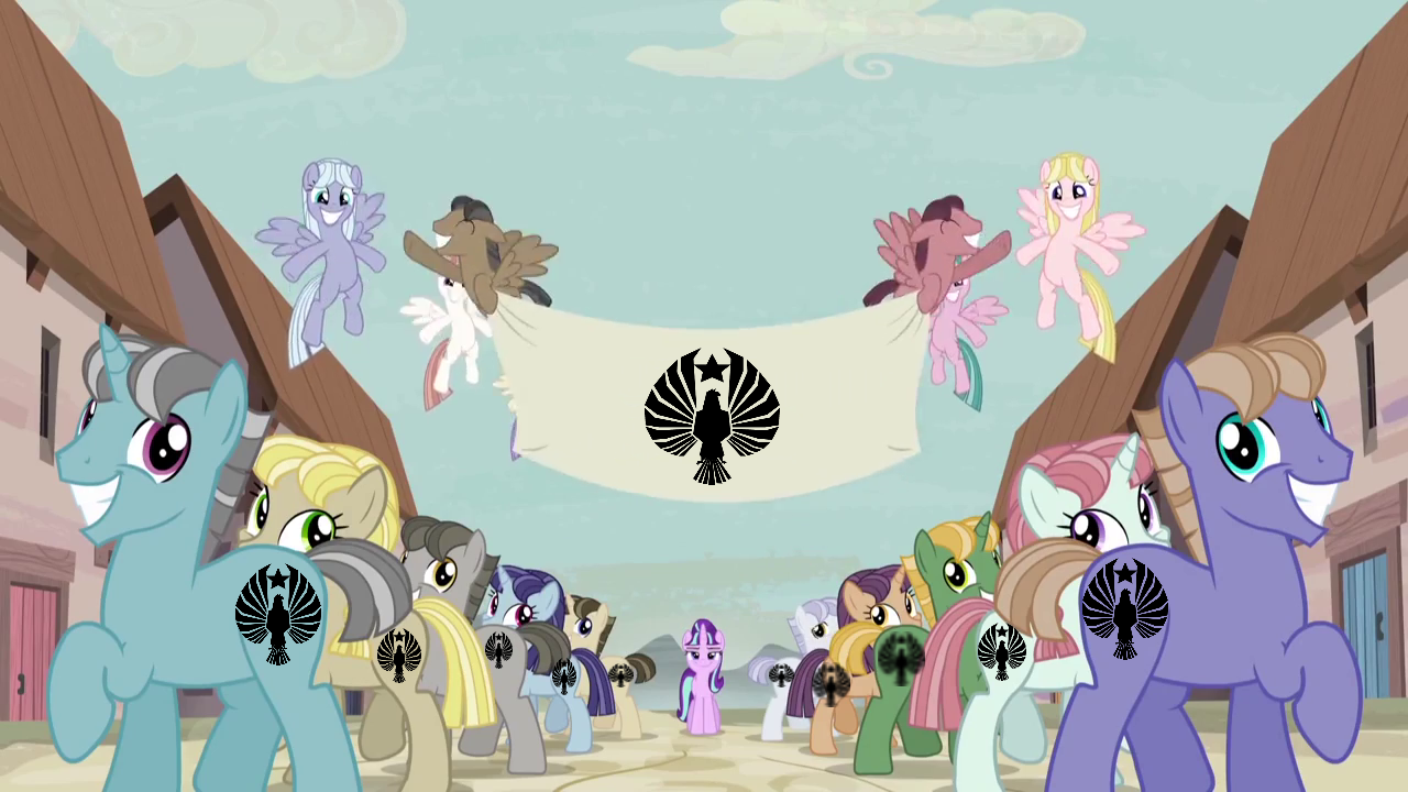 #826825 - safe, g4, the cutie map, equal town banner, equal town banner ...