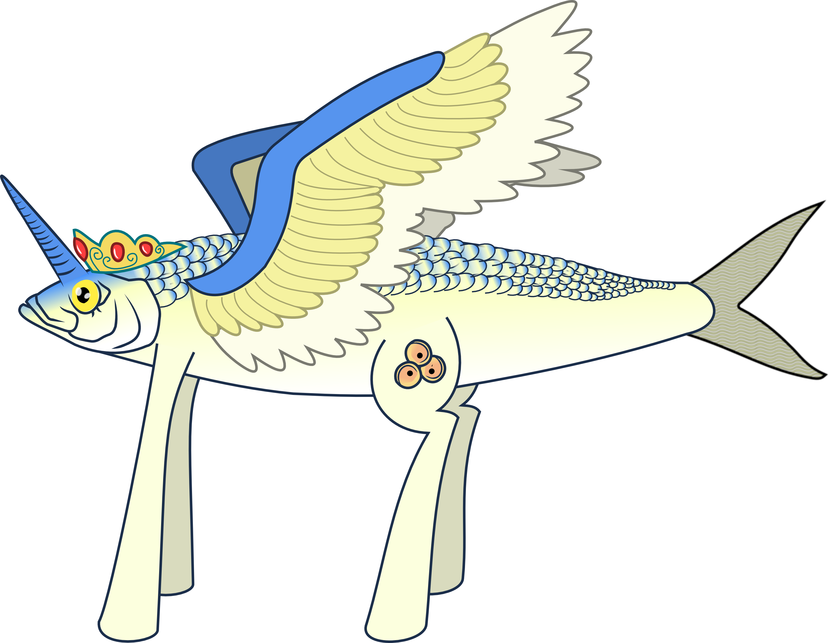 #830267 - safe, artist:mrghostfx, oc, oc only, oc:princess herring ...