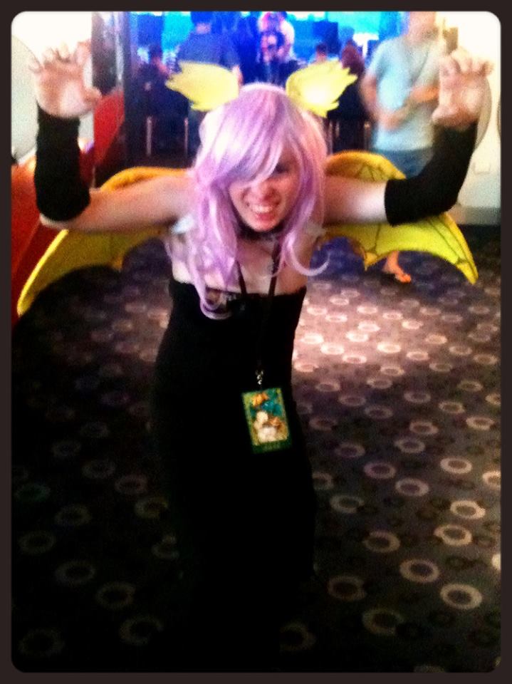 #837080 - safe, fluttershy, human, vampire, vampony, g4, clothes ...