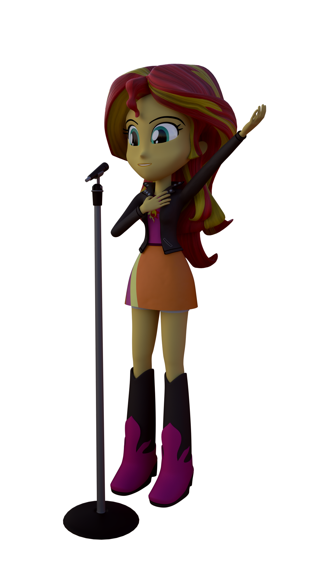 #848481 - safe, artist:creatorofpony, sunset shimmer, equestria girls ...