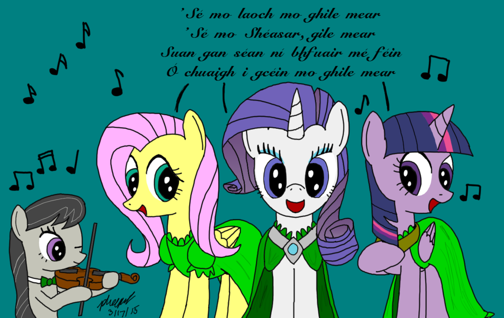 #853784 - safe, artist:pheeph, fluttershy, octavia melody, rarity ...