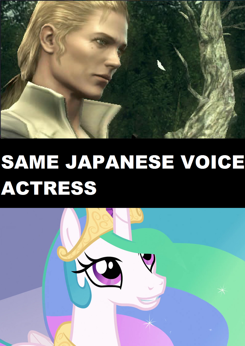 #855133 - safe, screencap, princess celestia, exploitable meme, kikuko ...